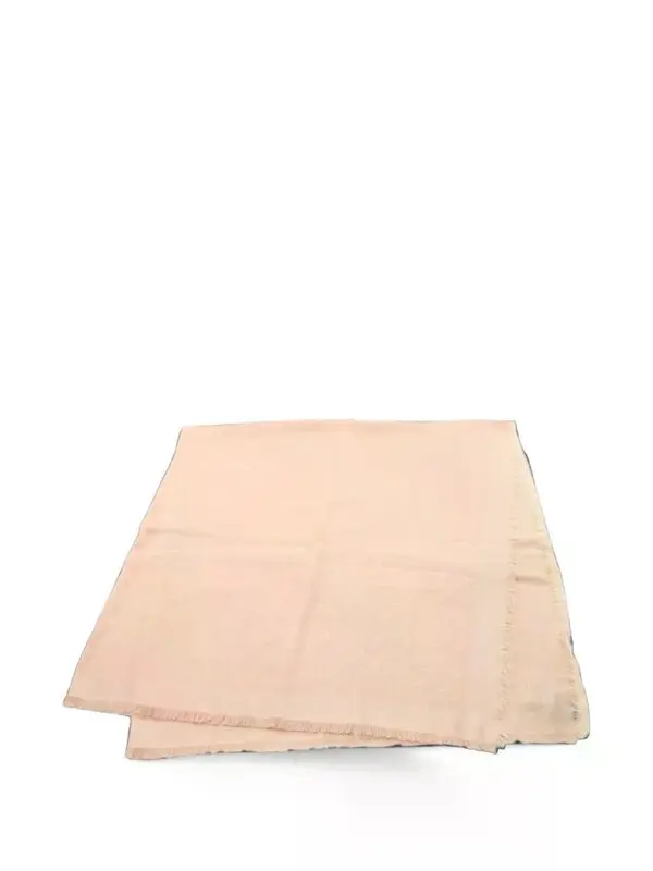 LOUIS VUITTON Monogram-embossed Shawl