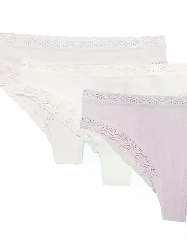 Marc O'polo Lace-trim Ribbed Briefs