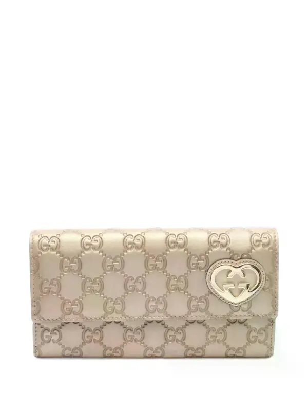 Gucci 2010s Guccissima Lovely Long Wallet