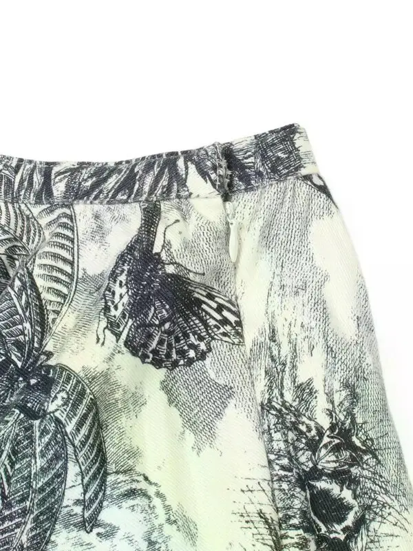 Dior 2000s Toile De Jouy Midi Skirt