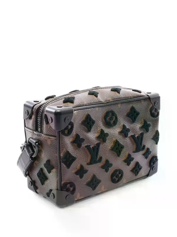 LOUIS VUITTON 2019 Monogram Taffeta Mini Soft Trunk Shoulder Bag - Brown