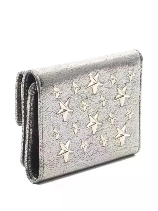 JIMMY CHOO 2010s Nemo Star-stud Trifold Wallet
