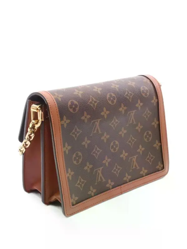 LOUIS VUITTON 2021s Mm Dauphine Shoulder Bag - Brown