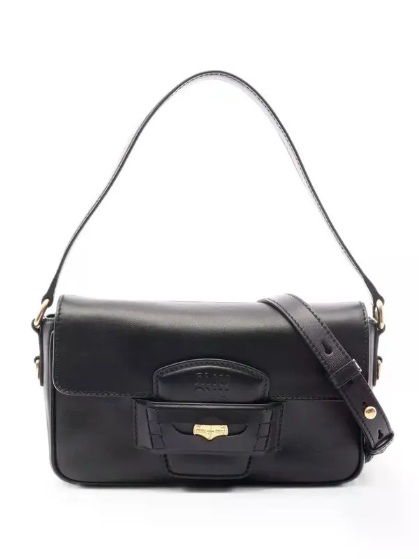 Miu Miu 2010s Penny Leather Handbag - Black