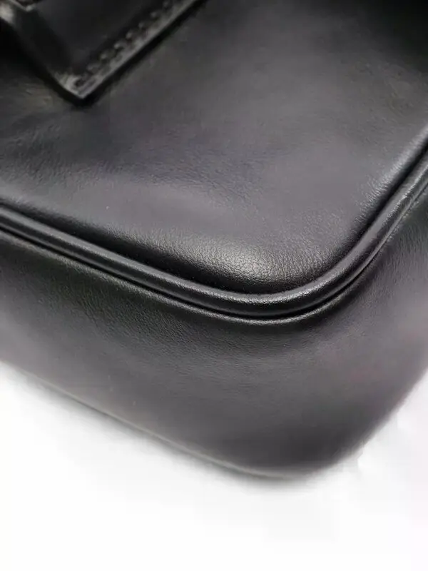 Miu Miu 2010s Penny Leather Handbag - Black