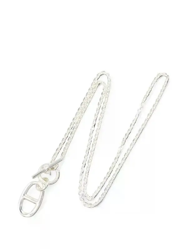 Hermès 2010s Chaîne D'ancre Amulet Necklace