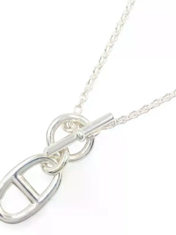 Hermès 2010s Chaîne D'ancre Amulet Necklace - Silver