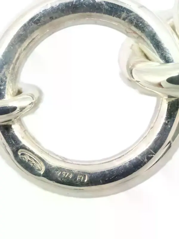 Hermès 2010s Chaîne D'ancre Amulet Necklace - Silver