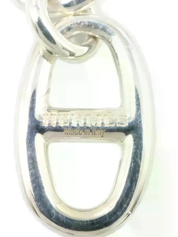 Hermès 2010s Chaîne D'ancre Amulet Necklace - Silver