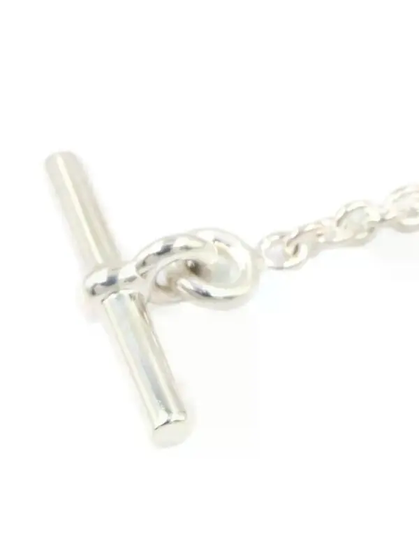 Hermès 2010s Chaîne D'ancre Amulet Necklace - Silver