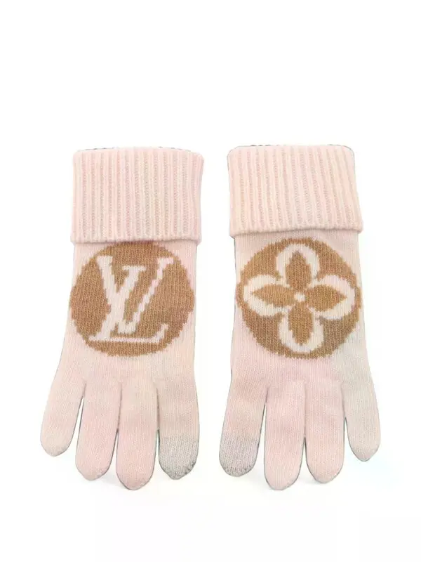 LOUIS VUITTON 2024 Monogram Medallion Gloves - Pink