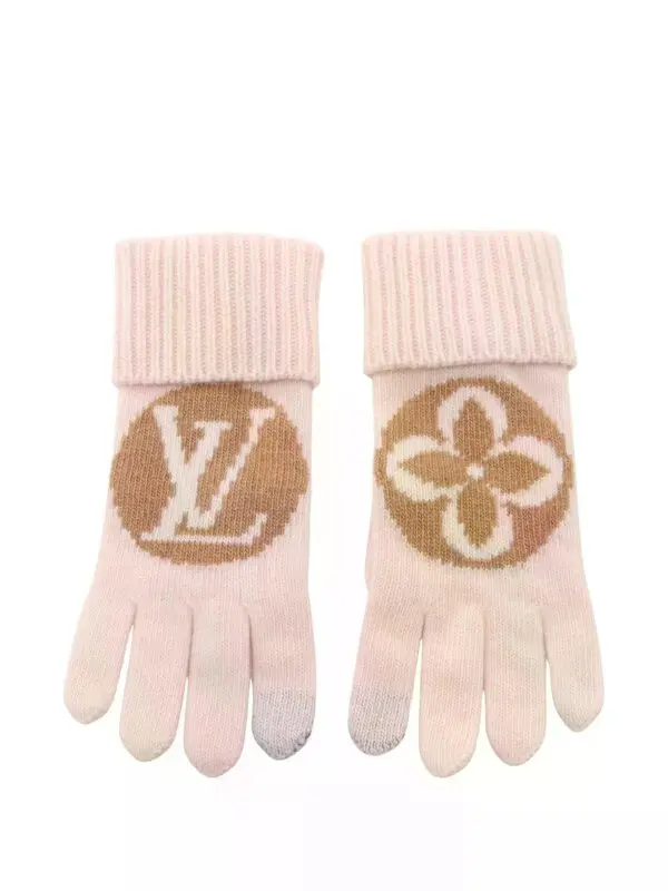 LOUIS VUITTON 2024 Monogram Medallion Gloves - Pink