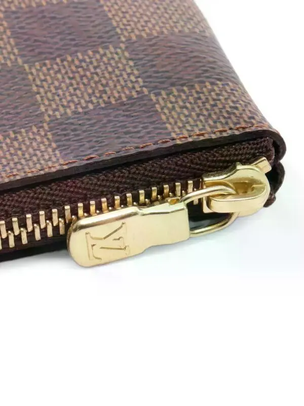 LOUIS VUITTON 2007 Damier Ebene Coin Purse