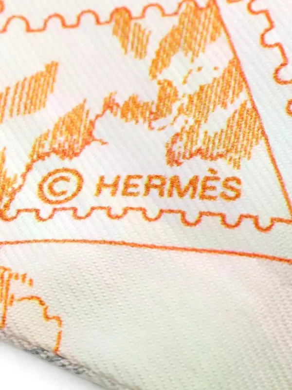Hermès 2020s Le Philateliste Du Faubourg Twilly Scarf