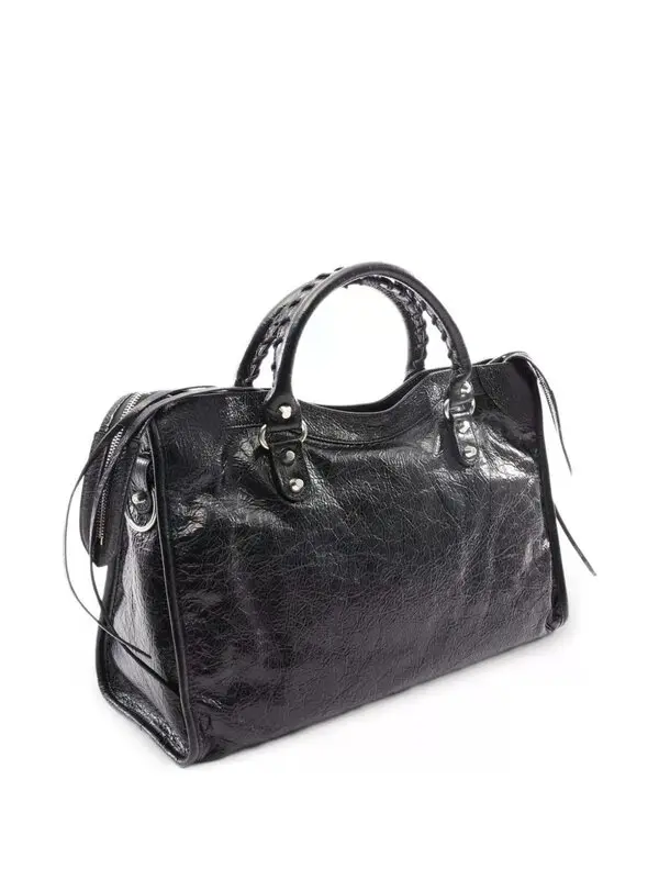 Balenciaga 2020s Medium Le City Two-way Handbag - Black