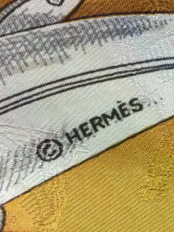 Hermès 2010s L'instruction Du Roy Scarf - Orange