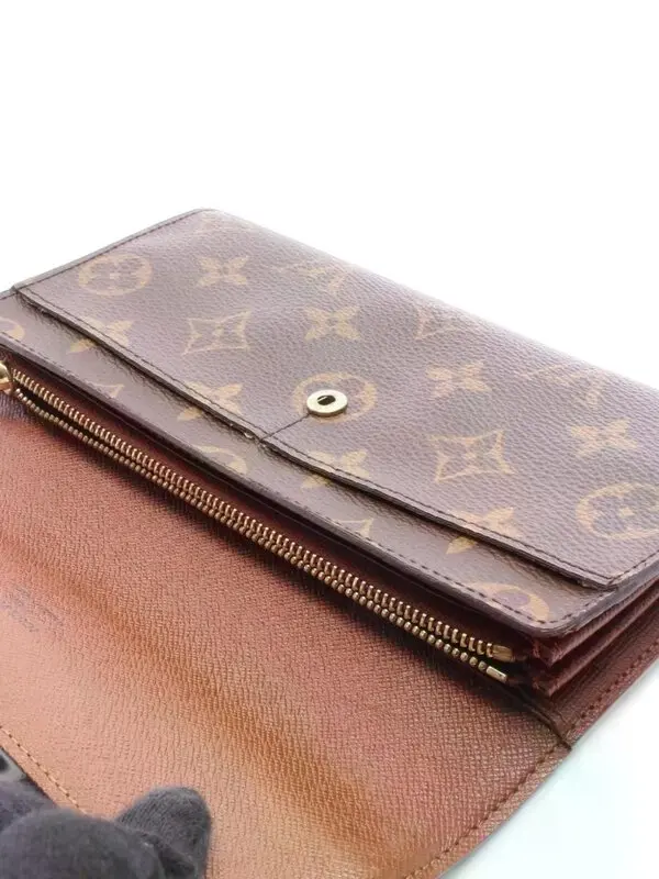 LOUIS VUITTON 2005 Monogram Bi-fold Long Wallet