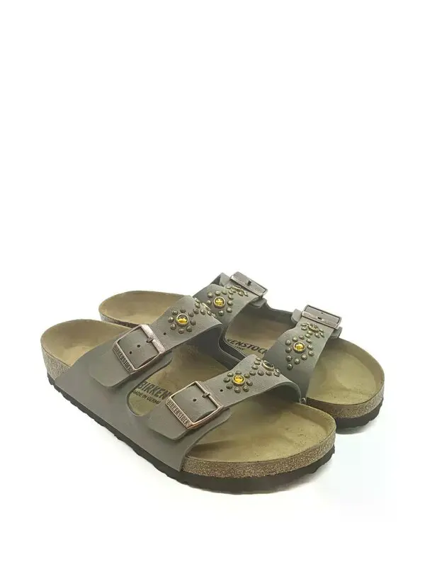 BIRKENSTOCK X Htc Los Angeles Arizona Stud-embellished Sandals - Grey