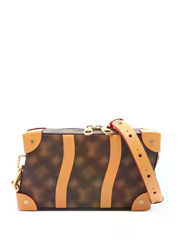 LOUIS VUITTON 2022 Soft Trunk Blurry Monogram Shoulder Bag - Brown