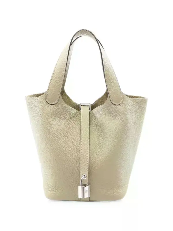 Hermès 2022 Pm Picotan Lock Leather Handbag - Neutrals