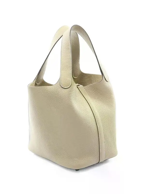Hermès 2022 Pm Picotan Lock Leather Handbag - Neutrals