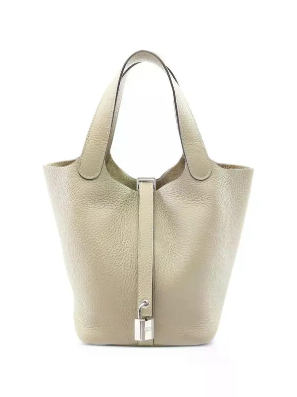 Hermès 2022 Pm Picotan Lock Leather Handbag - Neutrals