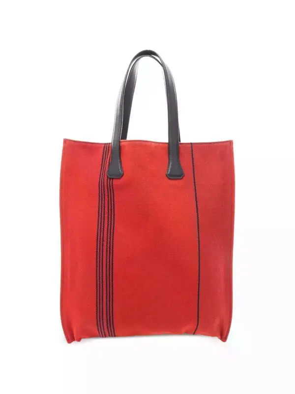 Hermès 2000s Gm Potamosca Bus Tote Bag - Red