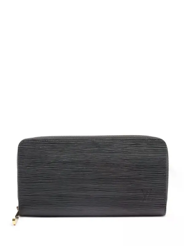 LOUIS VUITTON 2021s Epi Zippy Wallet - Black