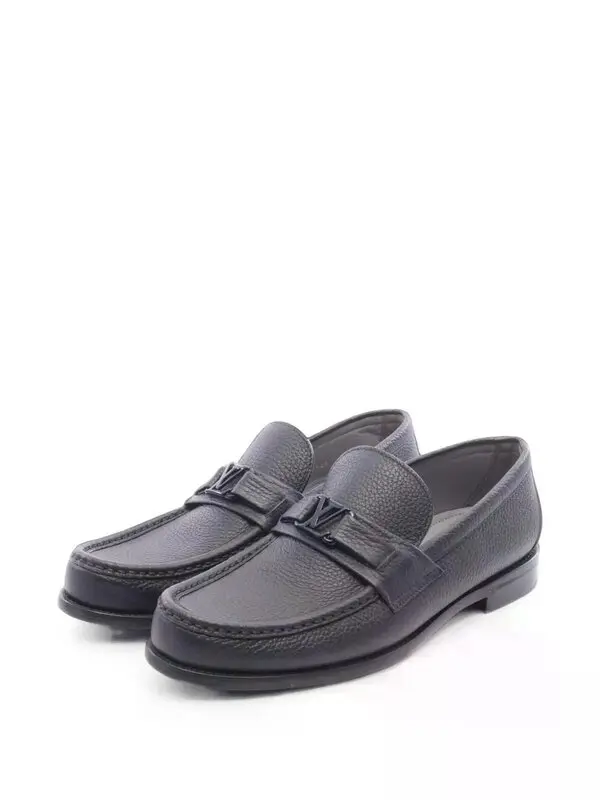 LOUIS VUITTON Major Leather Loafers