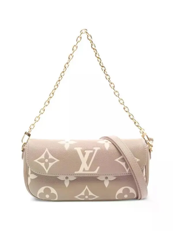LOUIS VUITTON 2021 Ivy Monogram Empreinte Handbag - Neutrals