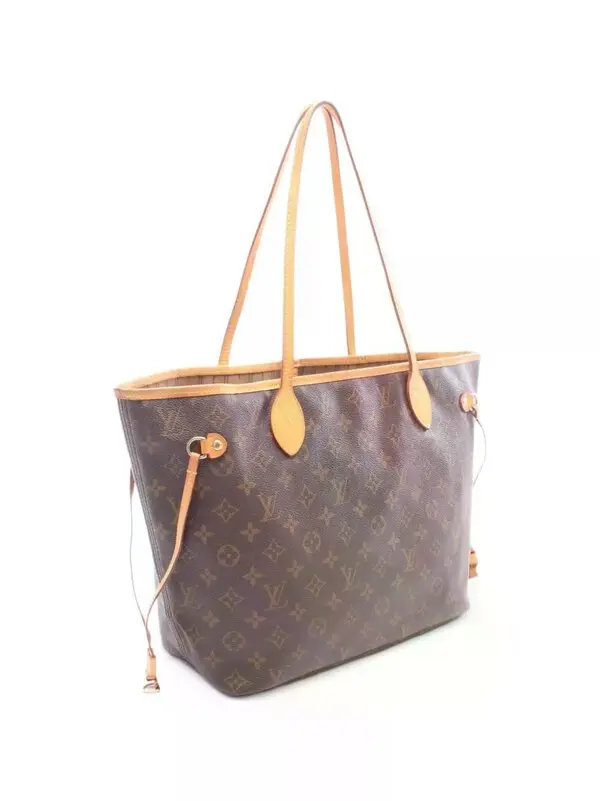 LOUIS VUITTON Neverfull Mm Monogram Patterned Tote Bag - Brown
