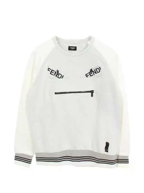 Fendi 2010s Bag Bugs Monster Eye Sweatshirt