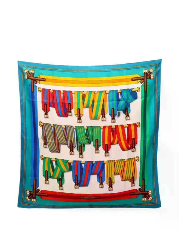 Hermès 2000s Les Sangles Scarf