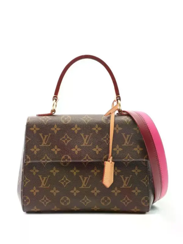 LOUIS VUITTON 2017 Monogram Cluny Bb Handbag - Brown