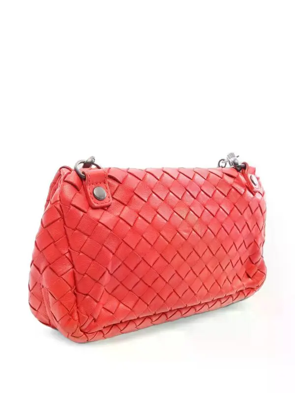 Bottega Veneta Mini 2000s Intrecciato Chain Shoulder Bag