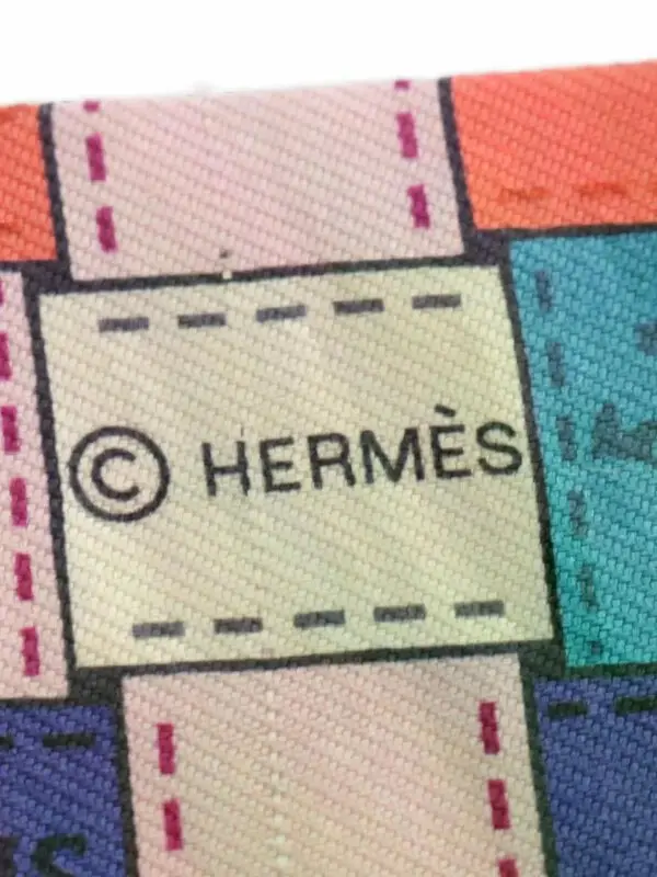 Hermès 2000s Bolduc Au Carre Ribbon Scarf