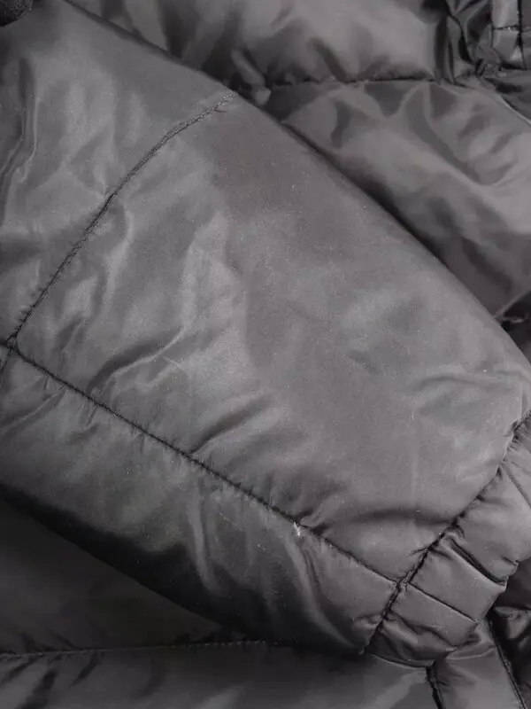 Prada 2000s Logo-plate Quilted Jacket