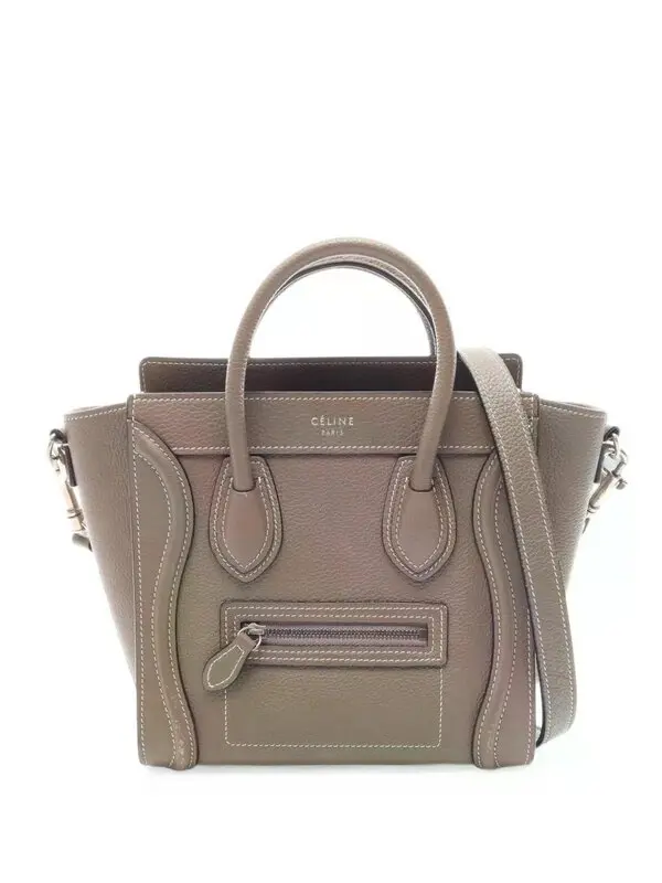 Celine 2000s Nano Luggage Tote Bag