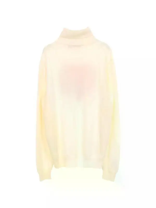 LOUIS VUITTON 2010s Intarsia Heart Roll-neck Sweater