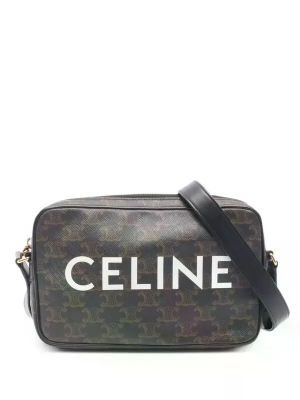 Celine 2000s Triomphe Messenger Bag