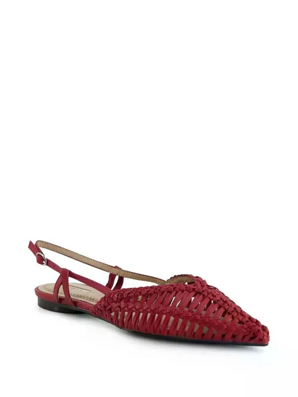 CORINA Woven Slingback Ballet Flats