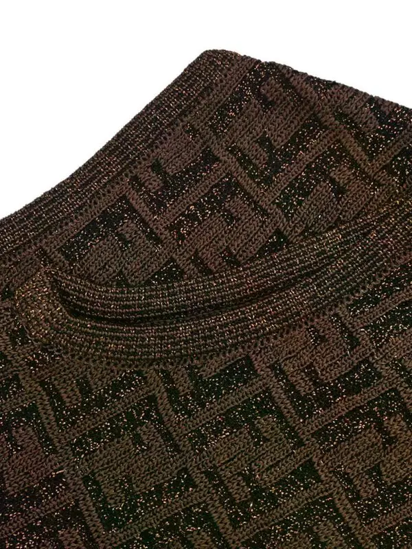 Fendi Zucca-pattern Sleeveless Top