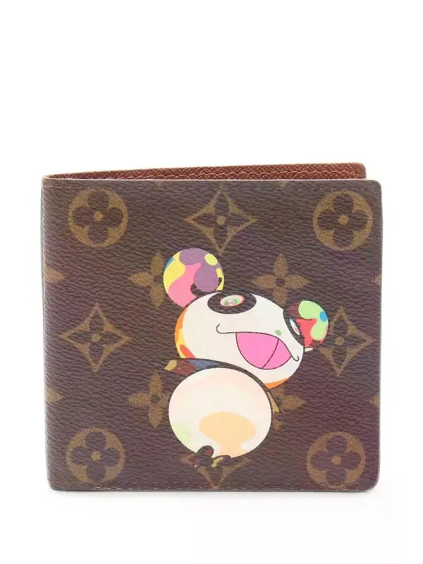 LOUIS VUITTON 2004 Monogram Panda Bi-fold Wallet