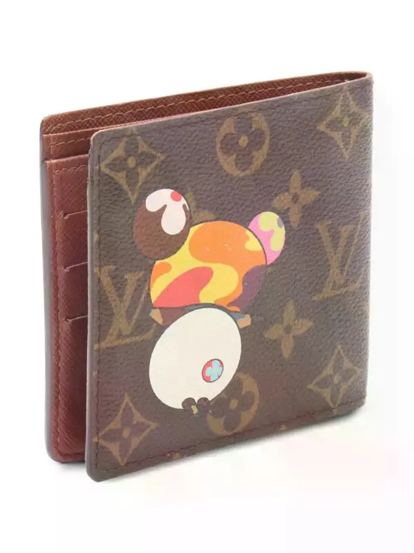 LOUIS VUITTON 2004 Monogram Panda Bi-fold Wallet - Brown