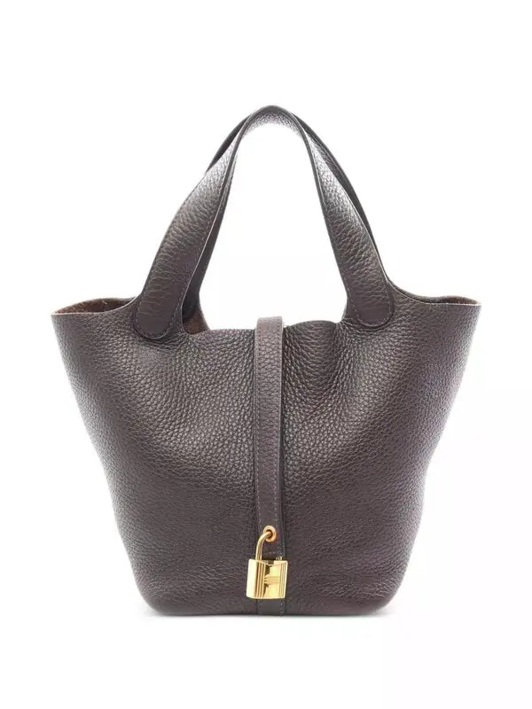 Hermès 2021 Pm Picotin Lock Tote Bag - Brown