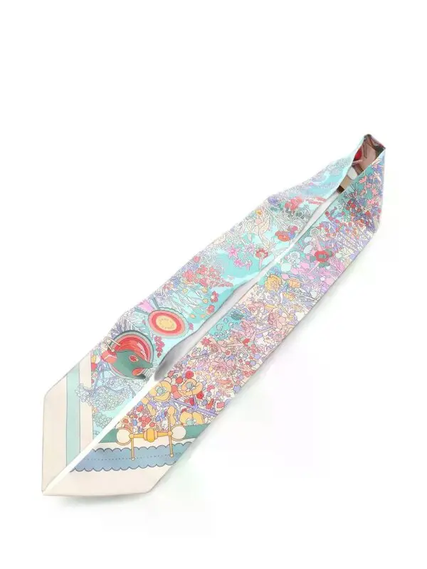 Hermès 2020s Pony Pit Stop Twilly Scarf
