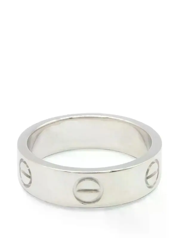 Cartier 2010s Love Screw-motif Ring - Silver