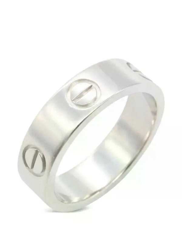 Cartier 2010s Love Screw-motif Ring - Silver