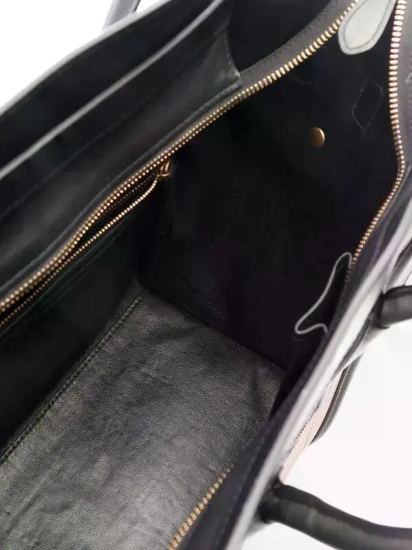 Celine 2000s Mini Luggage Handbag - Black