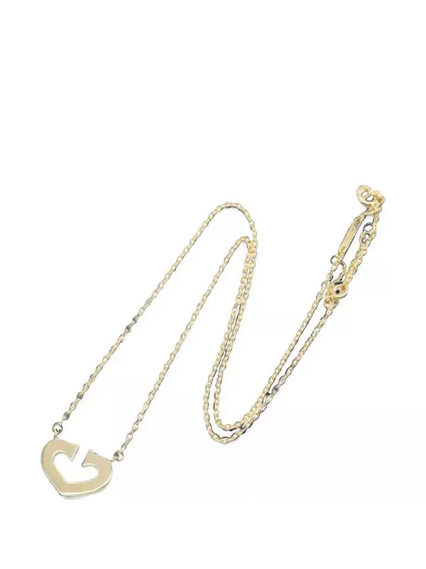 Cartier 2010s C2 Heart Pendant Necklace - Gold